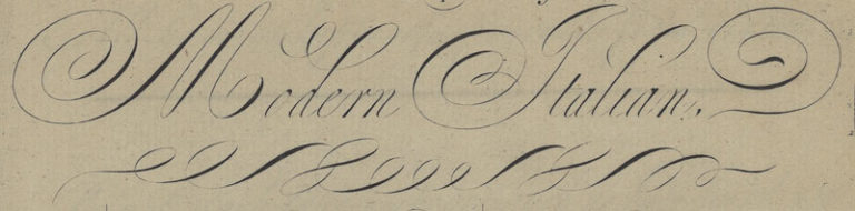 The family of English Round Hands - Penna Volans